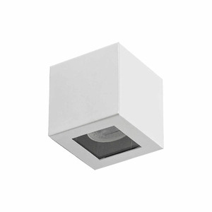 Arandela Box Cubo 1 Facho Externa Branca P/ Mr11 Starlumen St2778 ...