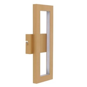 Arandela de Parede Interna Com LED IP20 Arandela Spot Line Dourada ...