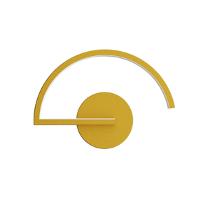 Arandela Interna IP20 LED Luz Amarela Semi-Halo Inspire Dourada | Leroy ...