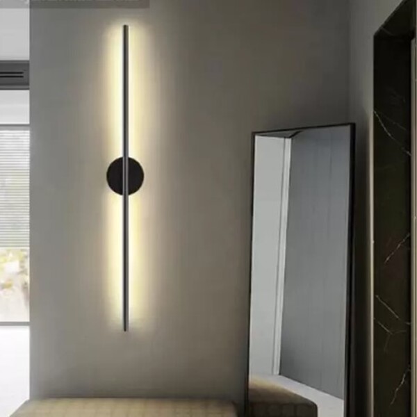 Arandela Moderna Slim Linear Minimalista Perfil Led Integrado Canopla ...