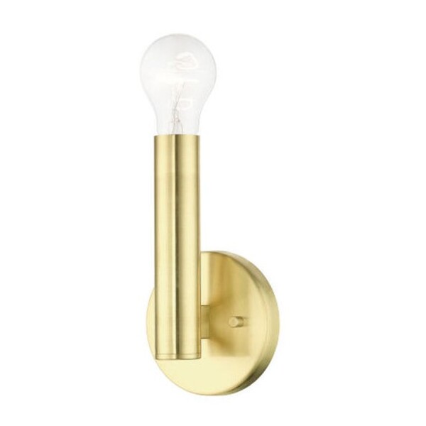 Arandela Moderna Slim Tubular P/1 Lâmpada E27 - 30cm (dourada) | Leroy ...