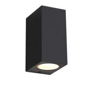 Arandela Opus Facho Duplo Preta 2x Gu10 Abs Hm81225 | Leroy Merlin