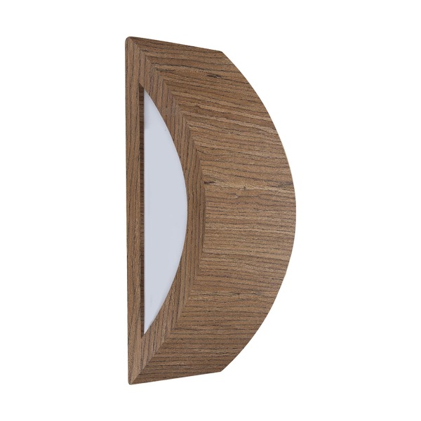 Arandela Parede Meia Lua Madeira E27 Imbuia | Leroy Merlin