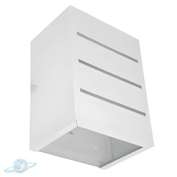 Arandela Retangular Branca 3 Frisos Com 2 Fachos De Luz-e27 | Leroy Merlin