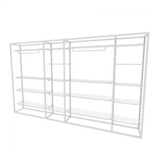 Arara Closet, Estilo Industrial, Guarda Roupas Aberto Com 22 Peças ...