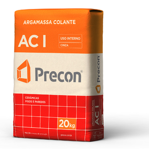 Argamassa ACI Interno 20kg Cinza Precon | Leroy Merlin