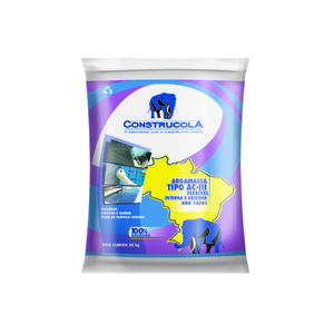 Argamassa ACIII Interno e Externo 20kg Cinza Construcola | Leroy Merlin