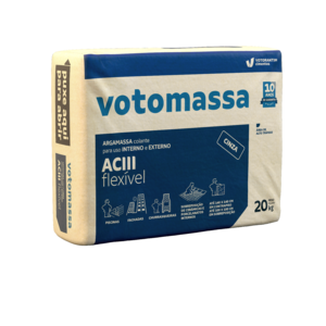 Argamassa ACIII Interno e Externo 20kg Branco CimentCola Quartzolit ...