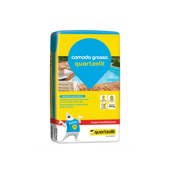 Argamassa Impermeabilizante - CAMADA GROSSA QUARTZOLIT 20Kg | Leroy Merlin