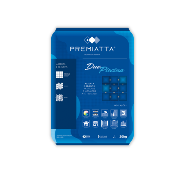 Argamassa Pastilhas e Mosaicos Para Piscina Pratiko - Cinza Niquel ...