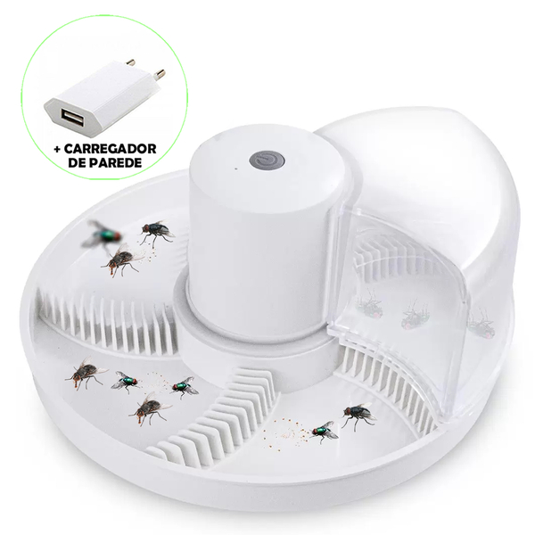 Armadilha Mata Mosca Papa Mosca Usb Recarregavel + Adaptador Parede Bi-volt Cbrn20546 | Leroy Merlin