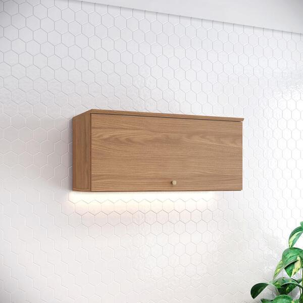 Armário Aéreo 1 Porta Basculante 80 Cm Ambiente Requinte Nature – Henn ...