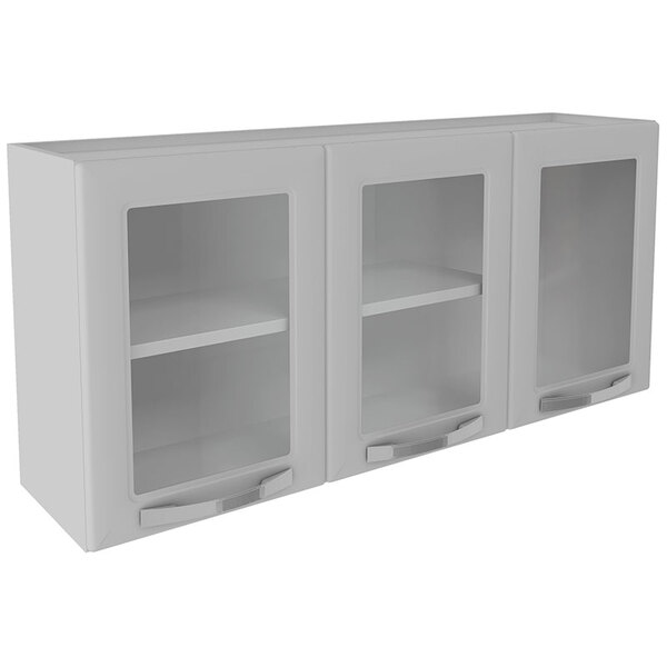 Armário Aéreo 3 Portas Itanew - Itatiaia Aço - Branco Neve | Leroy Merlin