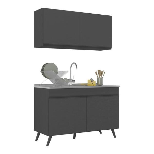 Armário De Cozinha Compacta 120cm Veneza Multimóveis V2141 | Leroy Merlin
