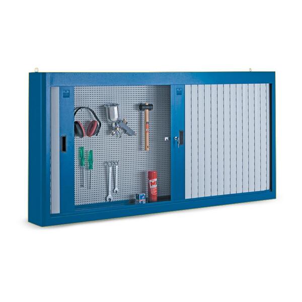 Armário De Parede Grande Com Painel De Aço E Persiana Em Pvc 216 Cmb ...