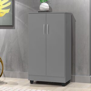 Armário Multiuso 2 Portas Smart Cinza | Leroy Merlin