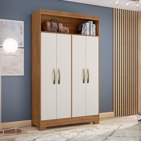 Armário Multiuso 4 Portas 1 Nicho Nt 4030 Notável Móveis Freijó Trend ...