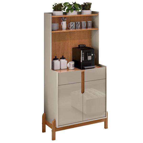 Armário Multiuso Cantinho Do Café Nay C14 Off White/cedro - Mpozenato ...