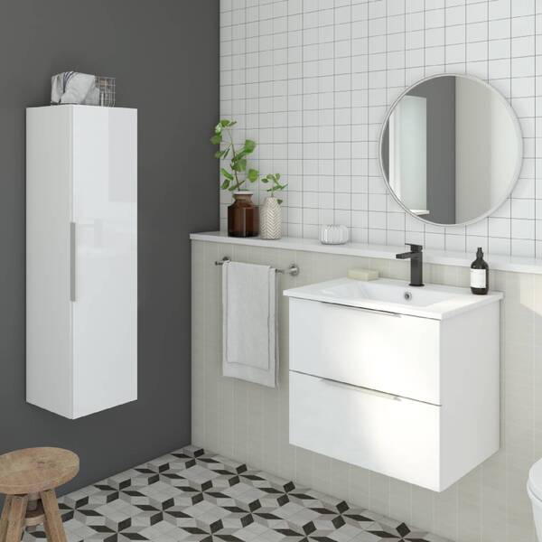 Armário para Banheiro Essencial Branco Sensea | Leroy Merlin