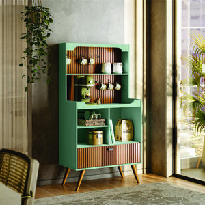 Armario Para Cozinha Dublet Menta E Tauari Ripado | Leroy Merlin