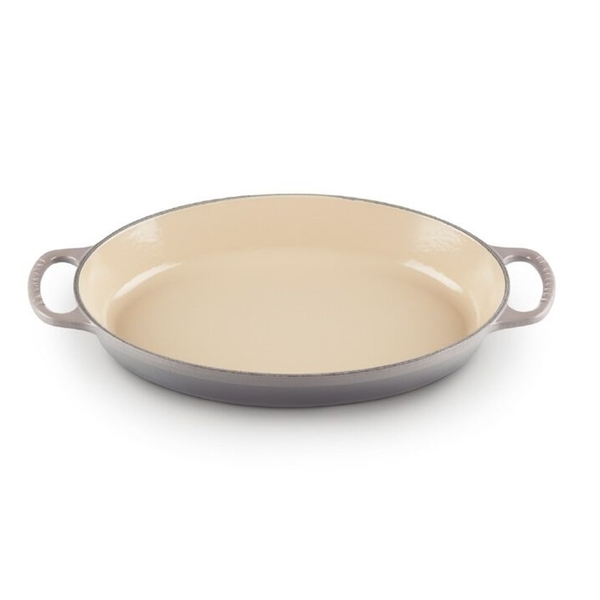Assadeira Oval Ferro 36cm Signature Le Creuset - Cinza Flint | Leroy Merlin