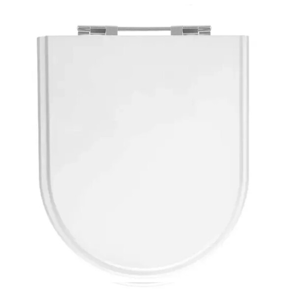 Assento Sanitário Formato Deca com Fechamento Comum Quadrado em Madeira ...