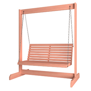 Balanço Gangorra Infantil Madeira 50x40 Rosa Suporta 100kg | Leroy Merlin