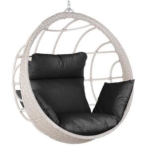 Balanço Suspenso Ninho Em Alumínio E Fibra Sintética Marmore E ...