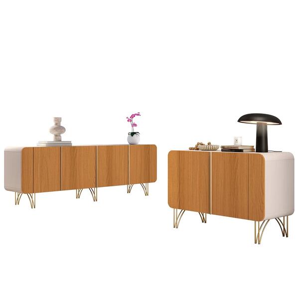 Balcão Aparador Buffet Piacente E Benvy H01 Off/cinamomo - Mpozenato ...