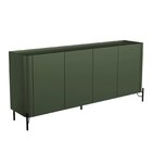 Balcão Buffet 180cm Porta Lisa Estrutura 100% Mdf Com Pés Em Metal Bend ...