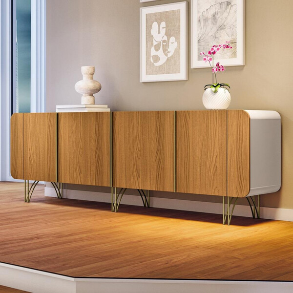 Balcão Buffet 4 Portas Saluti Hb Móveis | Leroy Merlin