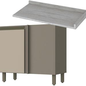 Balcao Canto Reto Com Tampo 100% Mdf Connect C68/906 Henn | Leroy Merlin