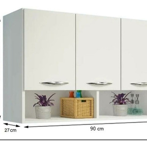 Balcão Modulado Móvel Para Cozinha Multiuso Branco | Leroy Merlin