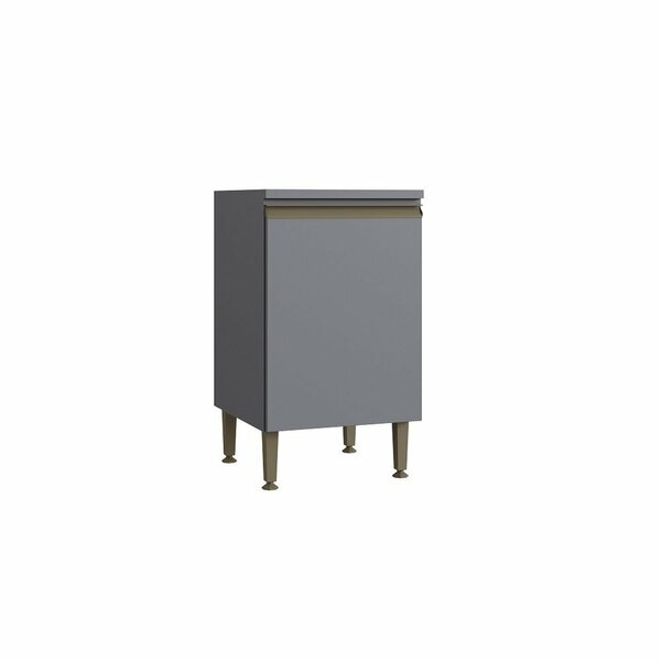 Balcão Para Cozinha Simples 1 Porta Greta Cinza | Black Friday Leroy Merlin