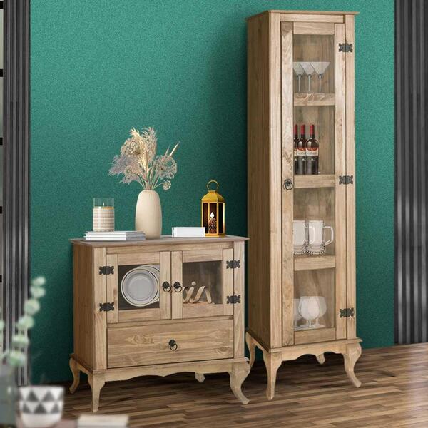 Balcão Rústico Com Torre Mel D161 E D120 Denk | Leroy Merlin