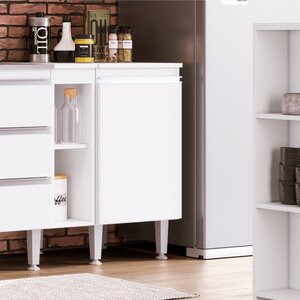 Balcão Simples 40 Em Mdp Athena 40cm X 86cm X 54cm. Branco | Leroy Merlin