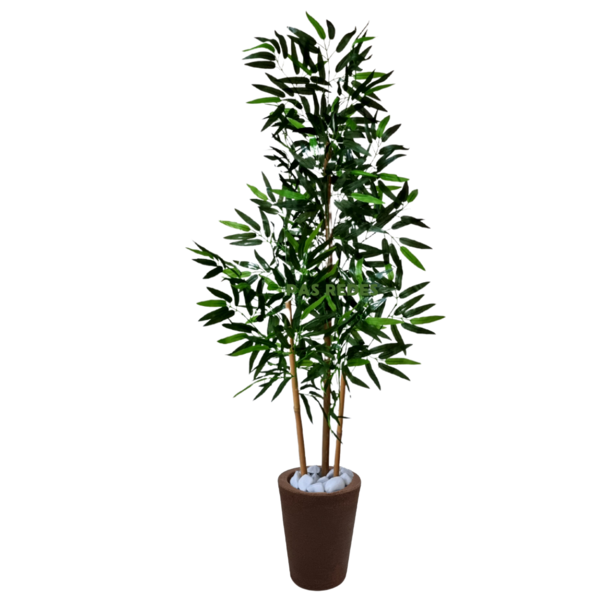 Bambu Artificial Permanente + Vaso Decorativo | Leroy Merlin