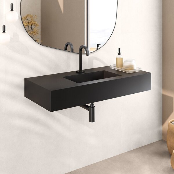 Bancada Cuba Esculpida De Porcelanato Para Banheiro Alto Padrão ...