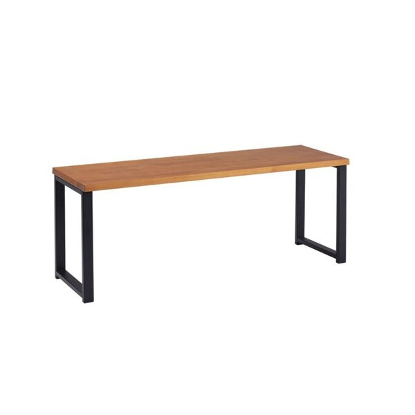 Banco Mineapolis Mdeira Maciça/mdf Mel/preto | Leroy Merlin