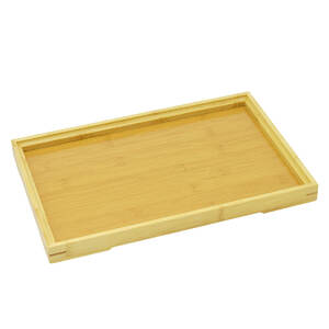 Bandeja Borda De Bambu Retangular 33cm | Leroy Merlin