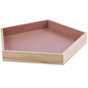 Bandeja Geometrica Madeira Rosa Grande Mart 12480 | Leroy Merlin