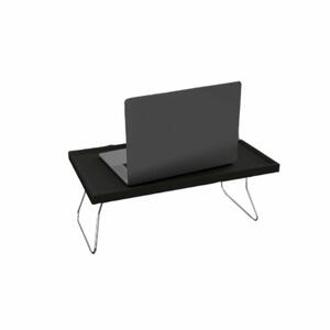 Bandeja Para Notebook Preto Com Suporte Cromado | Leroy Merlin