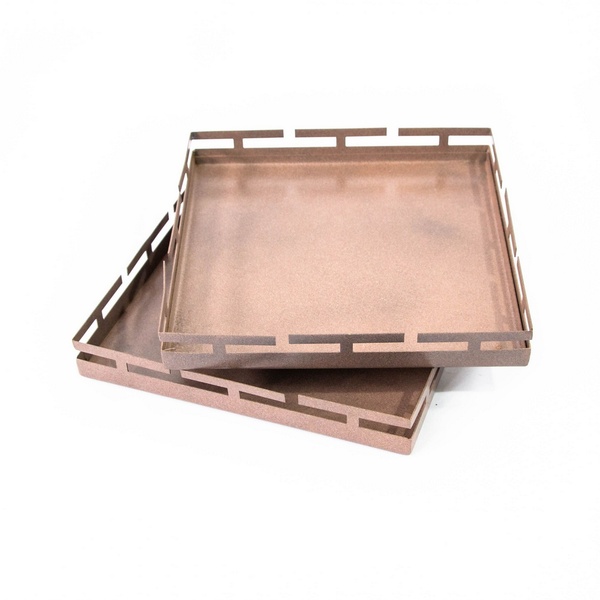 Bandeja Quadrada - Preto | Leroy Merlin