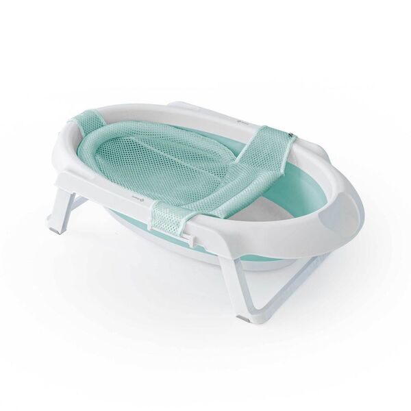 Banheira De Bebê Safety 1st Smile Dobravel Compacta Aqua Green Verde ...