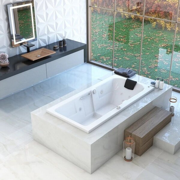 Banheira De Hidromassagem Box Gran Luxo 135x80x44cm - P1 - 110v - Com ...