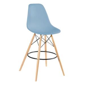 Banqueta Alta Eames Azul Celeste | Leroy Merlin