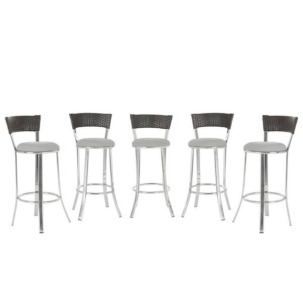 Banqueta Bistro Para Bar, Cozinha, Balcão Em Alumínio E Fibra Tc ...
