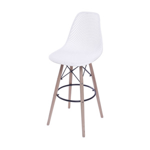 Banqueta Boxbit Colmeia Branca Base Madeira | Leroy Merlin