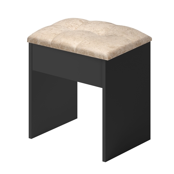 Banqueta Camarim Plus Preto Fosco – Potente Móveis | Leroy Merlin