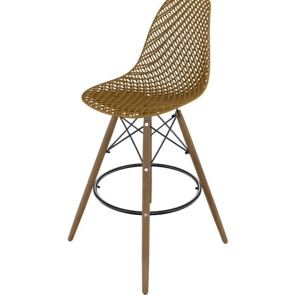 Banqueta Eames Amarelo Lumi | Leroy Merlin